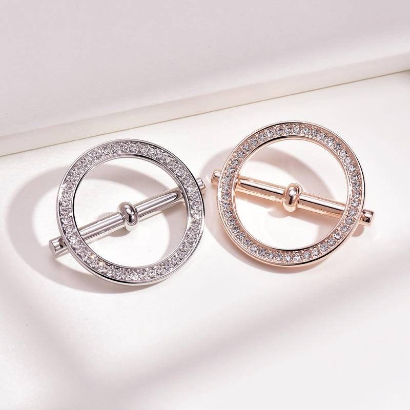 Simple Clothes Buckle Knotted Buckle Scarf Scarf Buckle Clothes Corner ...