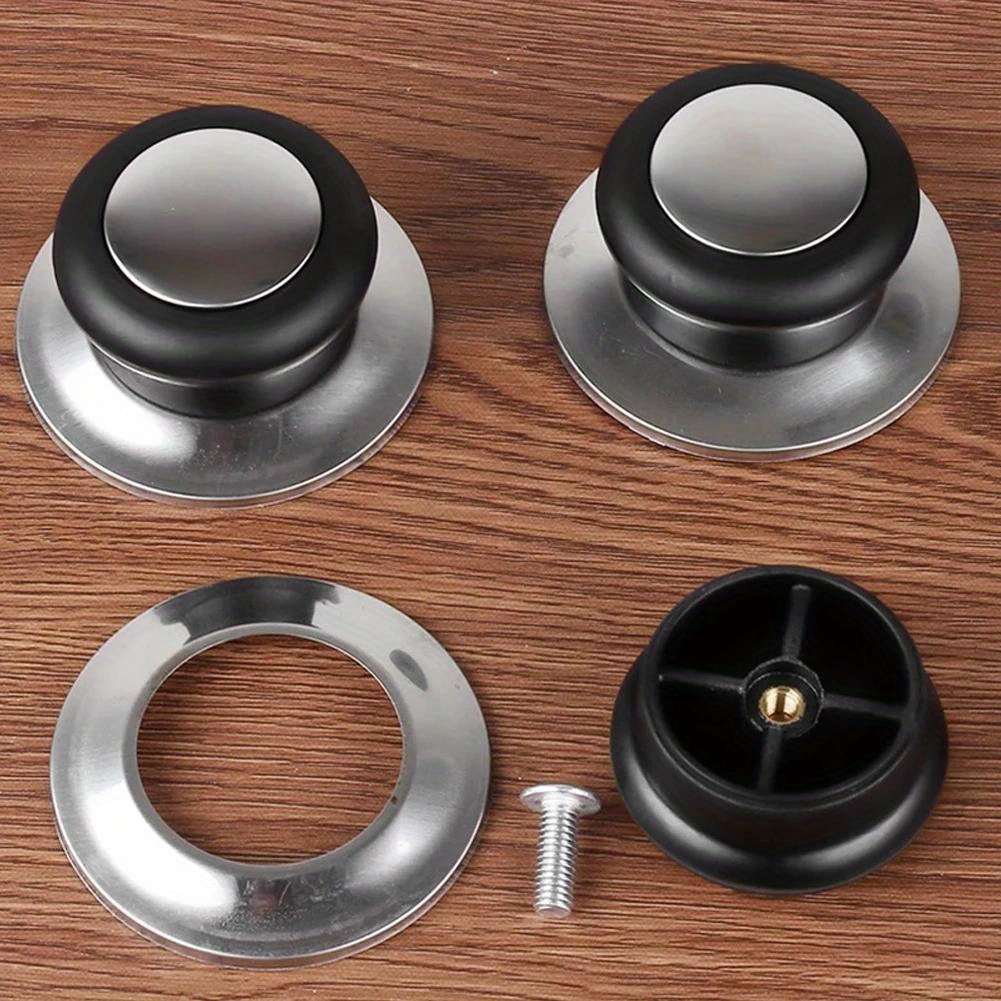 1/2/3pcs Universal Stainless Steel Pot Lid Knobs - Cookware Replacement ...