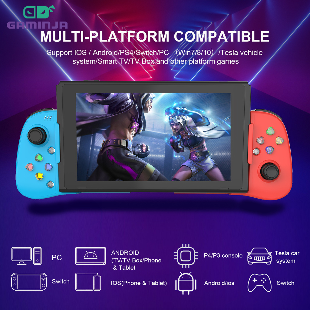 Switch Stretching Gamepad Upgraded, Reinforced and Extended BT5.0 ...
