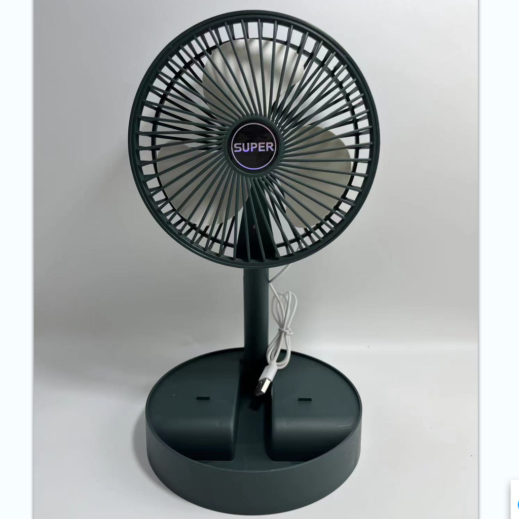 Folding Desktop Fan, 6-Inch Ultra Silent, Easy To storage Telescopic ...