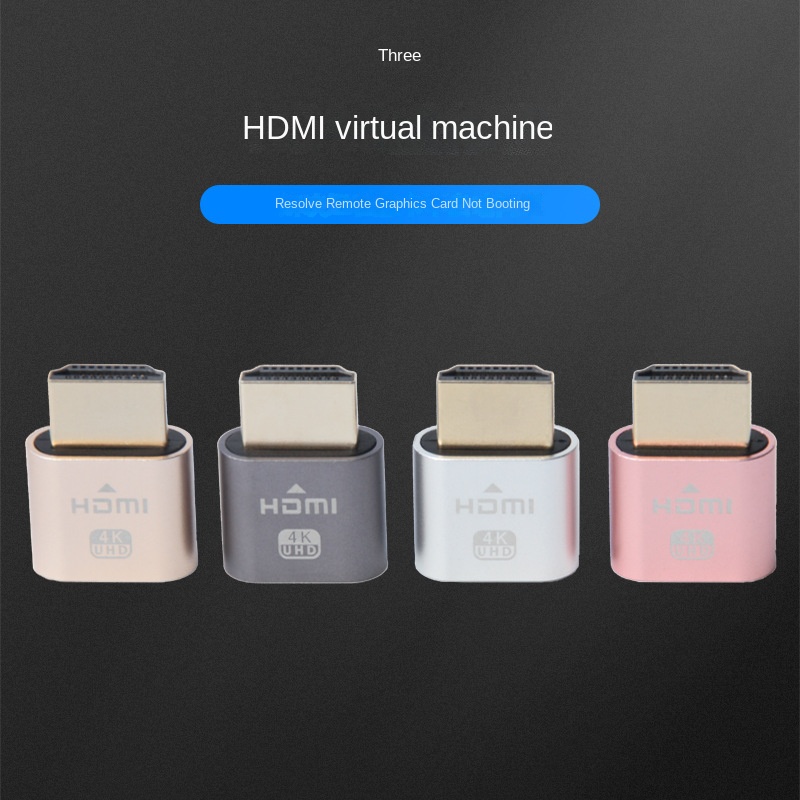 HDMI Virtual Display Load Converter for 3060 Graphics Cards - Remote ...