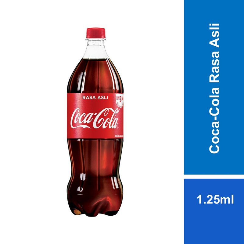 Coca-Cola Rasa Asli 1.25L | Shopee Malaysia