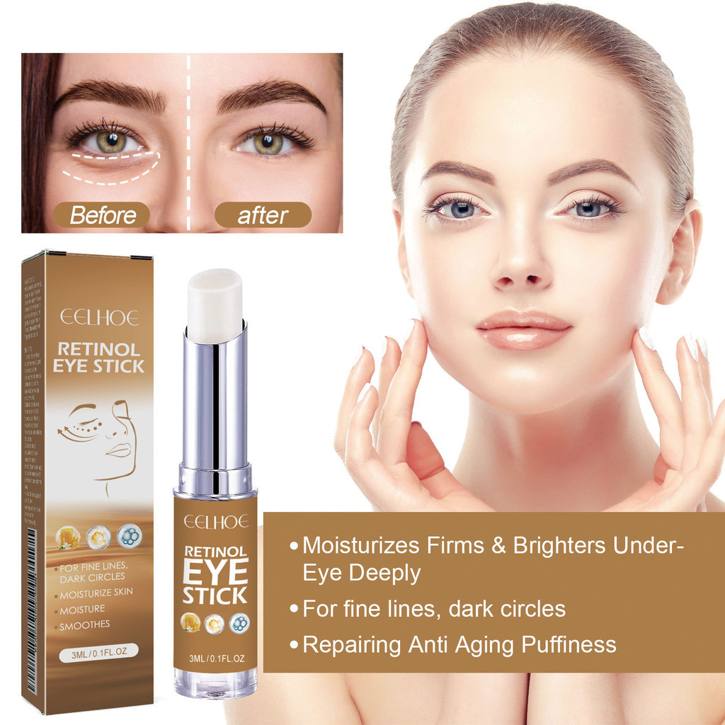 Retinol Eye Cream Stick Firming Around Eyes Skin Diminishing Dark Circles Dark Circles Eye Lines ...