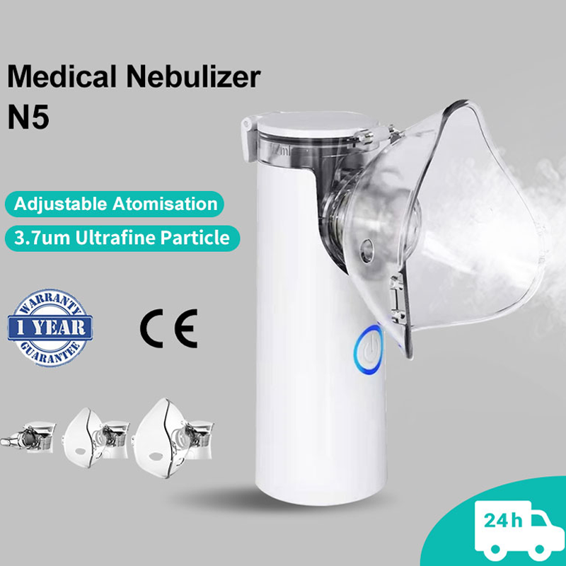 Mini Portable Ultrasonic Nebulizer Low Noise Handheld Medical Inhaler ...