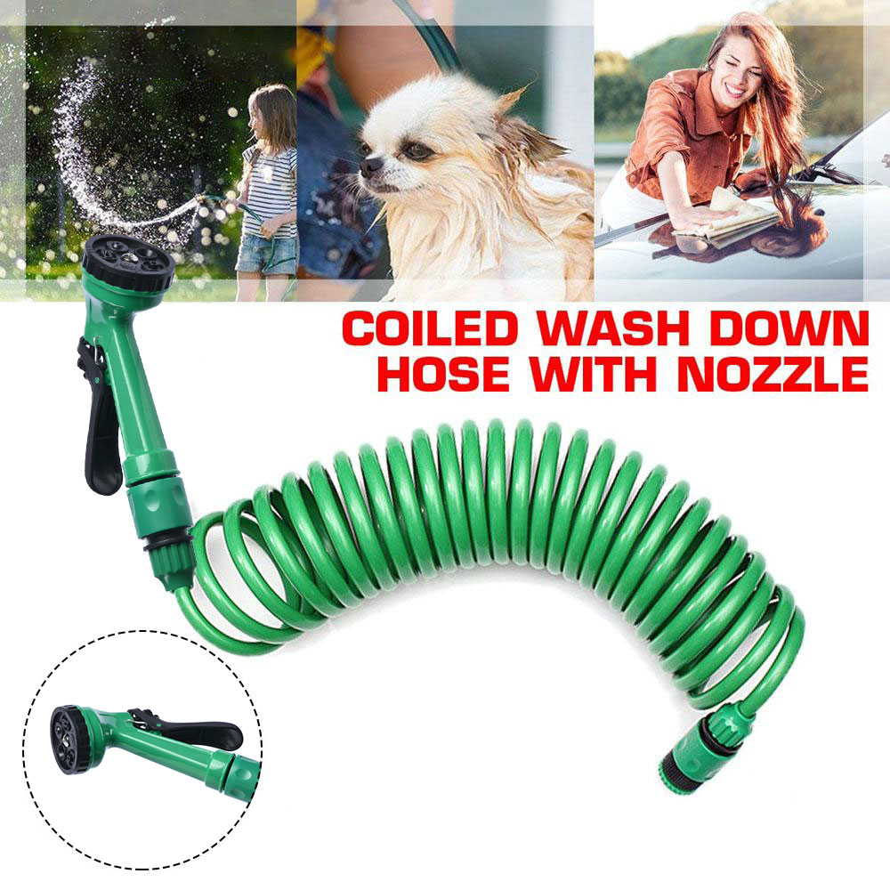 Retractable Coil Garden Hose Pipe Expandable Reel Airbrush Spray Tool ...