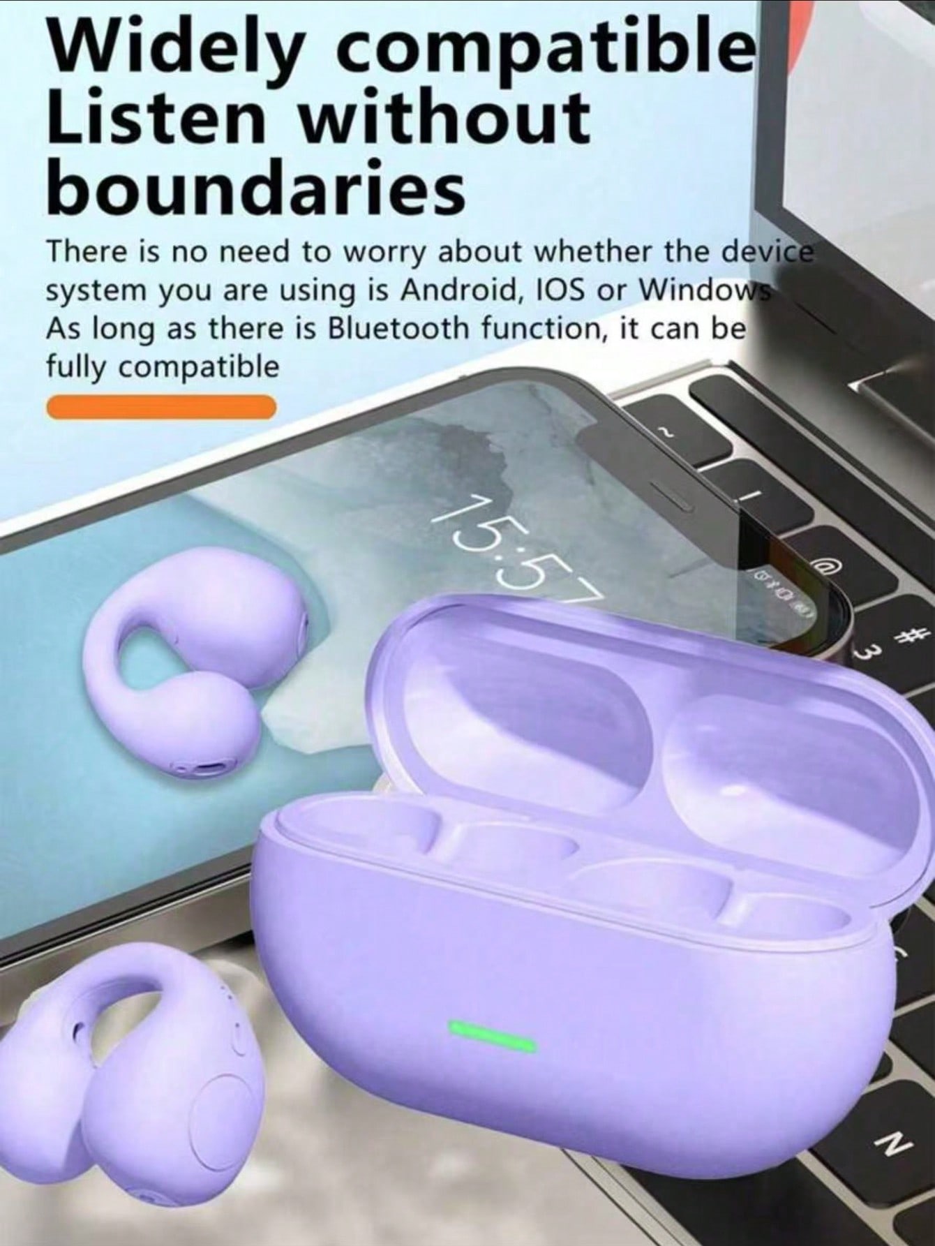 T75 Earbuds Bluetooth Wireless Headphones High Quality Clip On ...