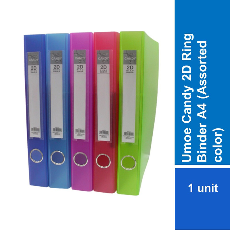 Umoe Candy 2D Ring Binder A4 (Assorted color) | Shopee Malaysia