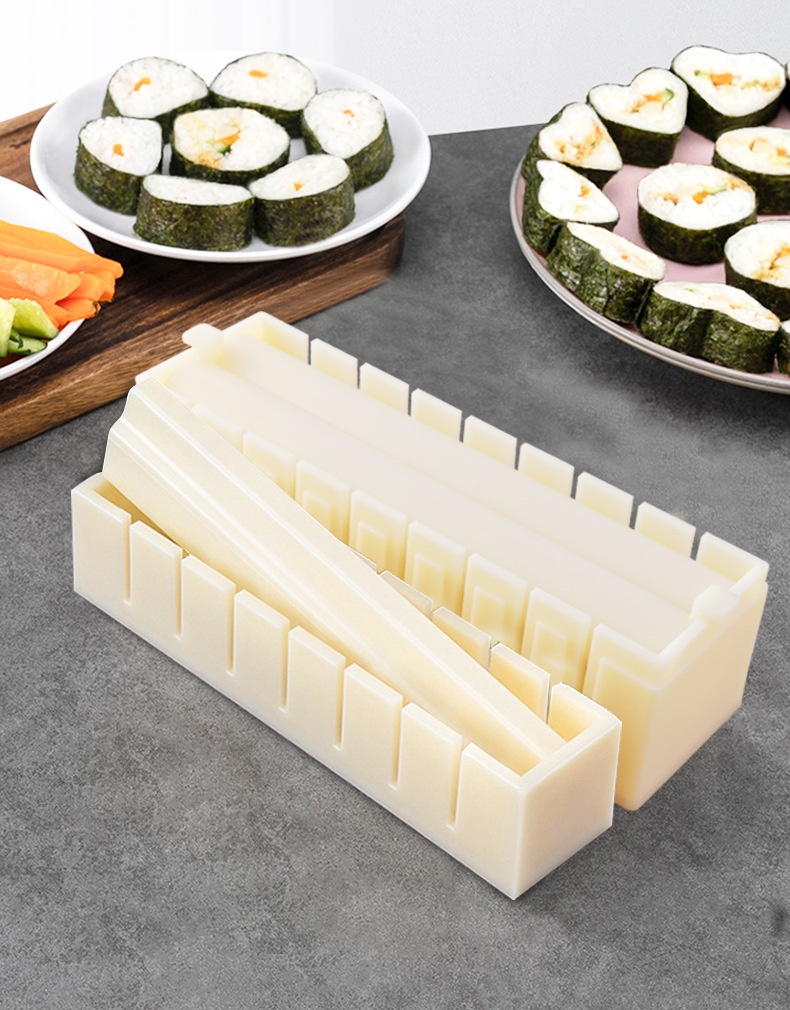 Sushi Mold Tool 3 Pieces Suit Seaweed Kimbap Grinding Tool Rice Roll ...