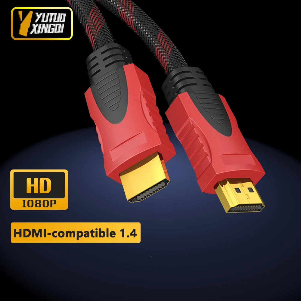 High definition 1080P 3D network 1.4V HDMI compatible TV computer video ...