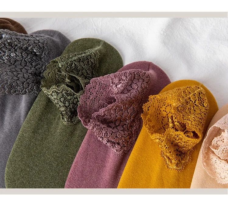 Women Warm Floor Socks Winter Socks Thicken Thermal Soft Wool Cashmere ...