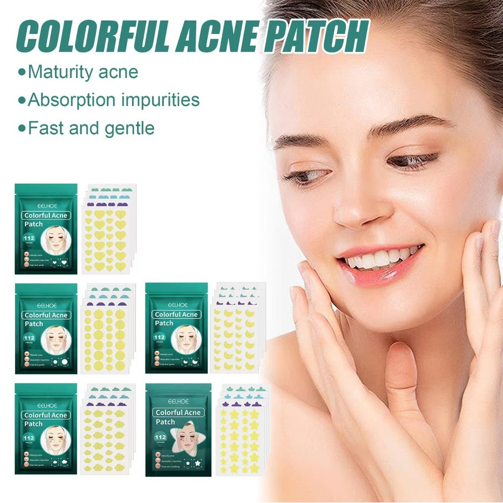 Cartoon Color Acne Patch Repair Facial Redness and Swelling Relieve ...