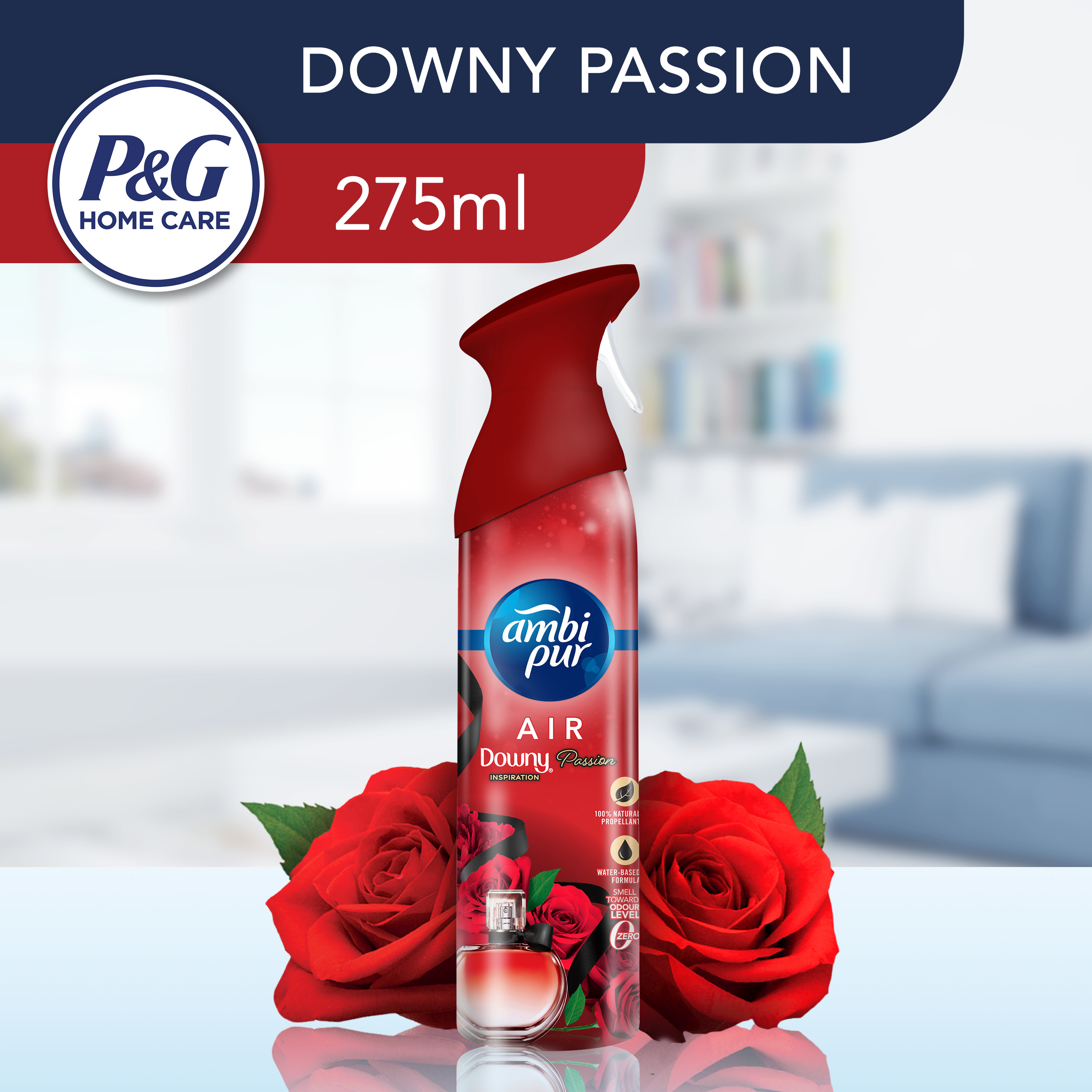 Ambi Pur Air Freshener Aerosol Spray Downy Inspiration Premium Parfum ...