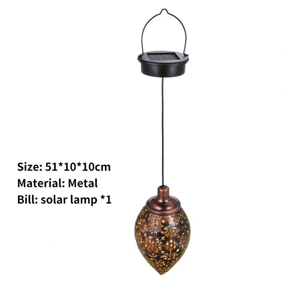 Outdoor Water Drop Shaped Solar Projection Light Waterproof Hollowed ...