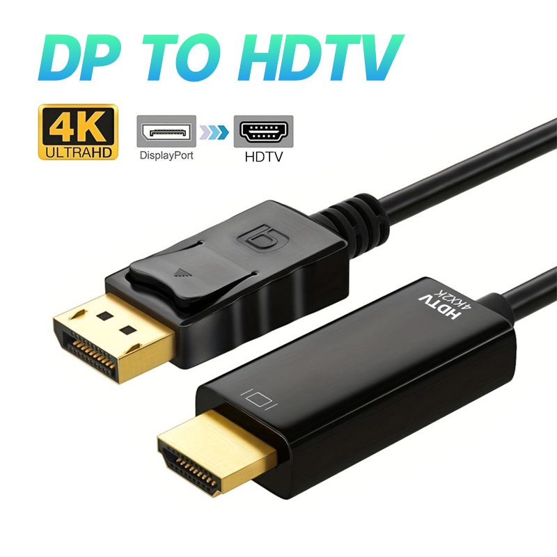 4K DP DisplayPort To HDTV Cable DisplayPort Male To Male HDTV ...