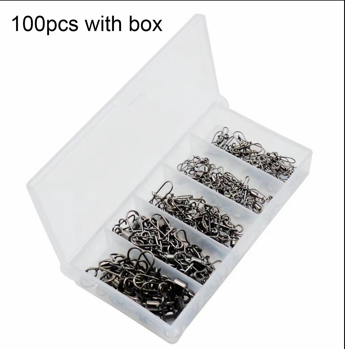 Fishing Snap Swivels - Interlock Rolling Connectors for Lures & Carp ...