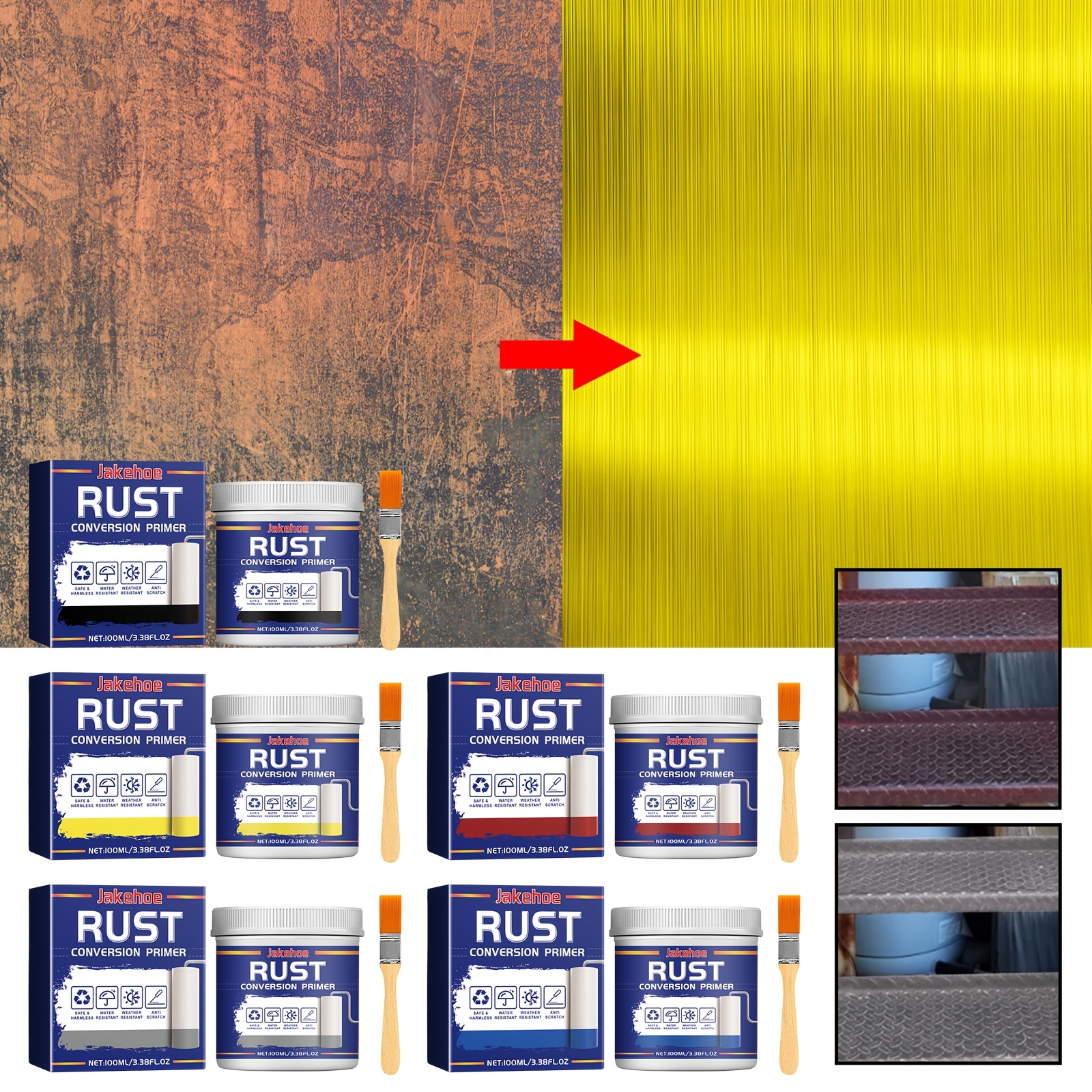 Rust Converter and Metal Primer – Rust Preventive Paint for Maximum ...