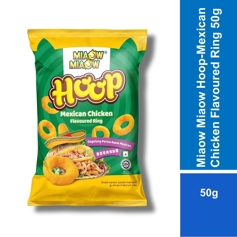 Miaow Miaow Hoop-Mexican Chicken Flavoured Ring 50g | Shopee Malaysia