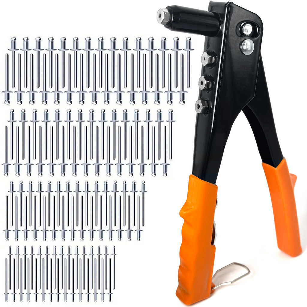 121pcs heavy-duty riveting machine set - core pulling rivet gun, blind ...