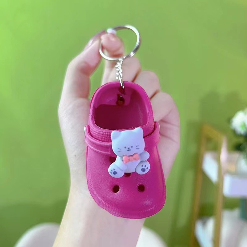 1pvc Soft Rubber Fitting Cute Small Mini Slippers Hole Shoes Couple ...