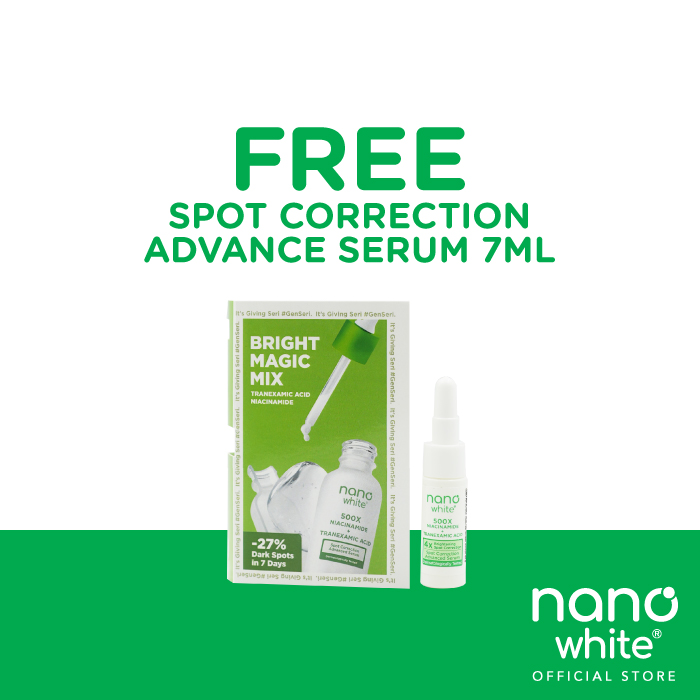 Nanowhite Spot Correction Advance Serum (7ml) [Not For Sale] | Shopee ...