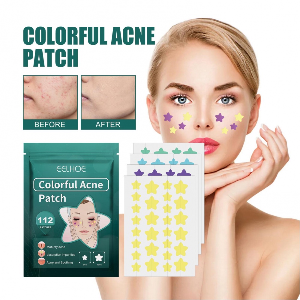 112pcs Mini Star Butterfly Invisible Acne Removal Pimple Patch Pimple ...