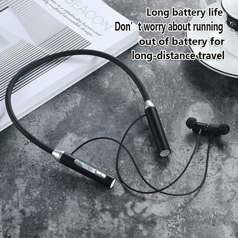 XINRAN Earphones Hanging Neck In-ear Bluetooth 5.0 Headset Wireless ...