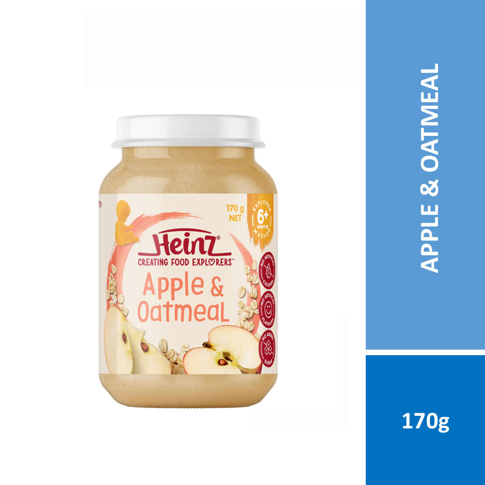 HEINZ APPLE & OATMEAL 170GM | Shopee Malaysia