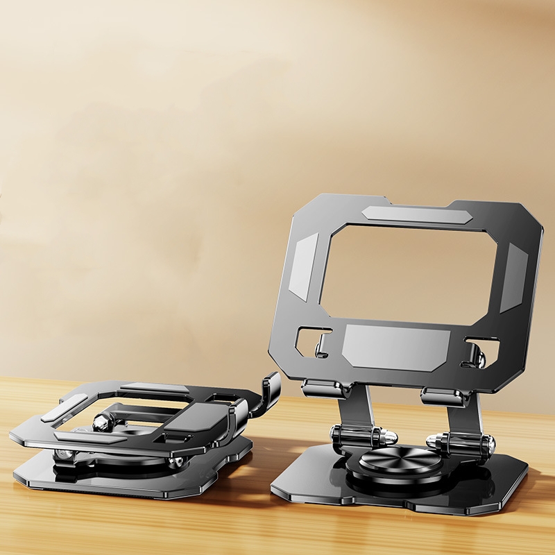 Tablet Stand Foldable Floor Standing Swivel Tablet Holder with 360 ...