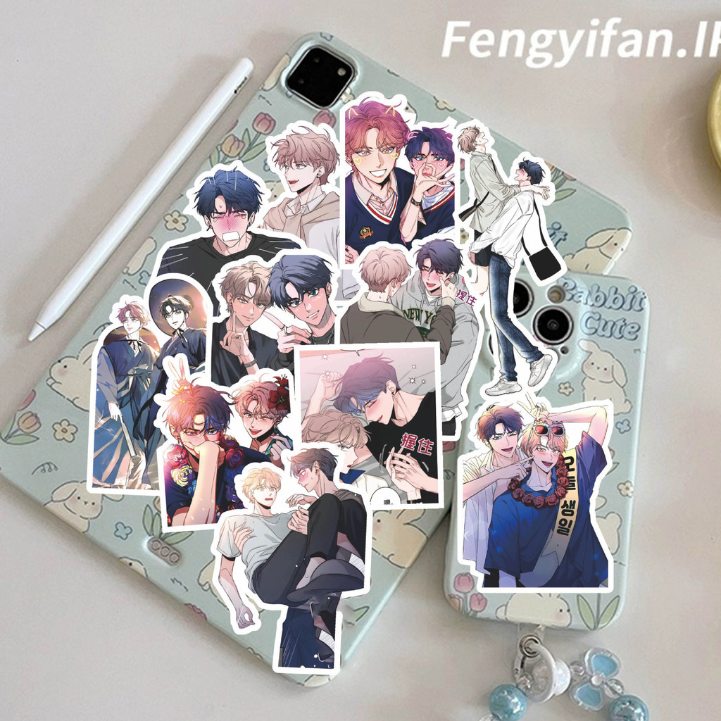 1set Korean Comic Sketch Stickers Male Master High-value Decorative ...