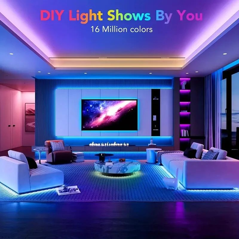 Tuya Smart Life WiFi LED Neon Light Strip 5V LED Strip RGB Neon Sign ...