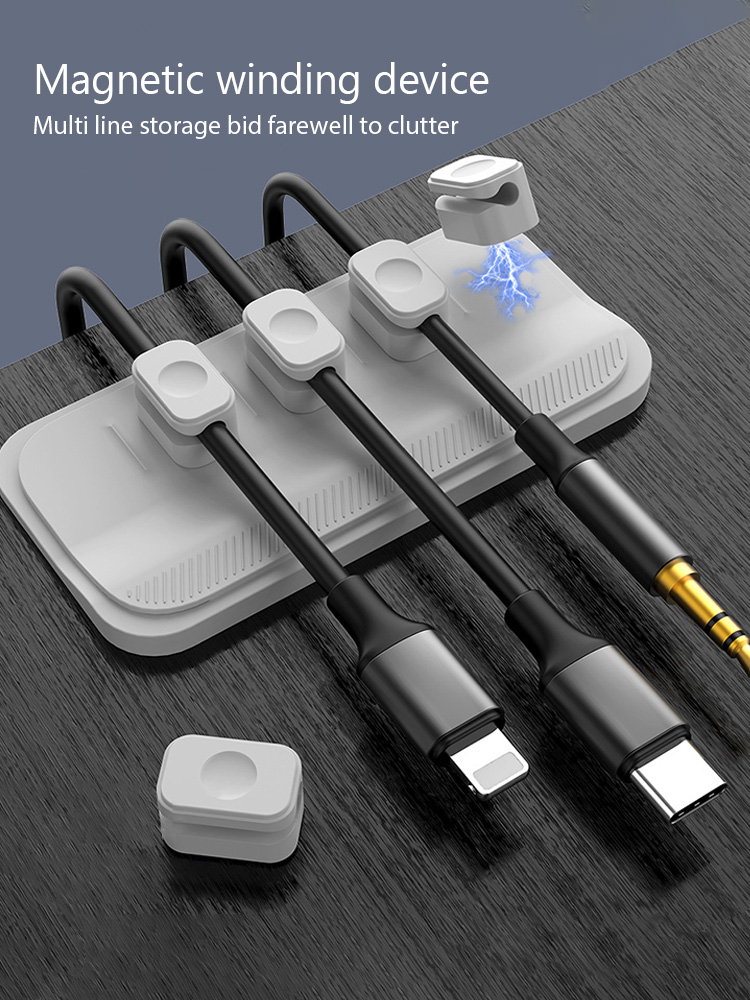 Multi Wire Universal Desktop Cable Holder One Click Powerful Suction ...