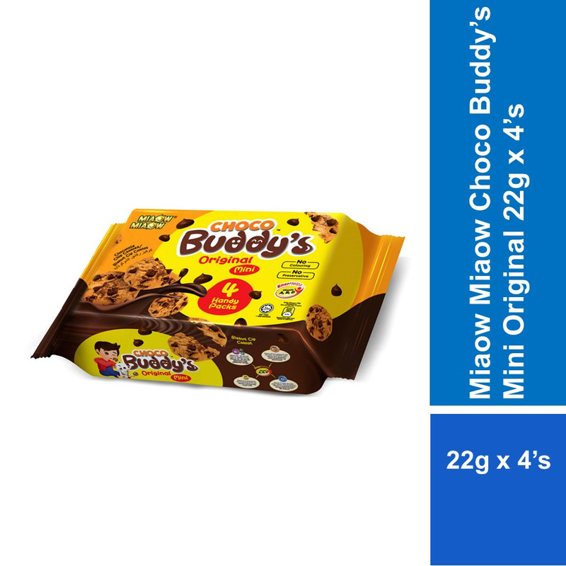 Miaow Miaow Choco Buddy’s Mini Original 22g x 4’s | Shopee Malaysia