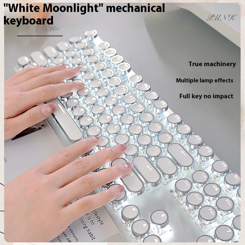 Limited Time Hot Sale Punk Mechanical Keyboard Gaming Keyboard ...
