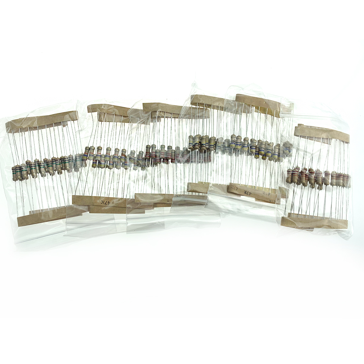400pcs 16 Values 1/2W Resistor from 10 Ohm to 1M Ohm 5% Carbon Film ...