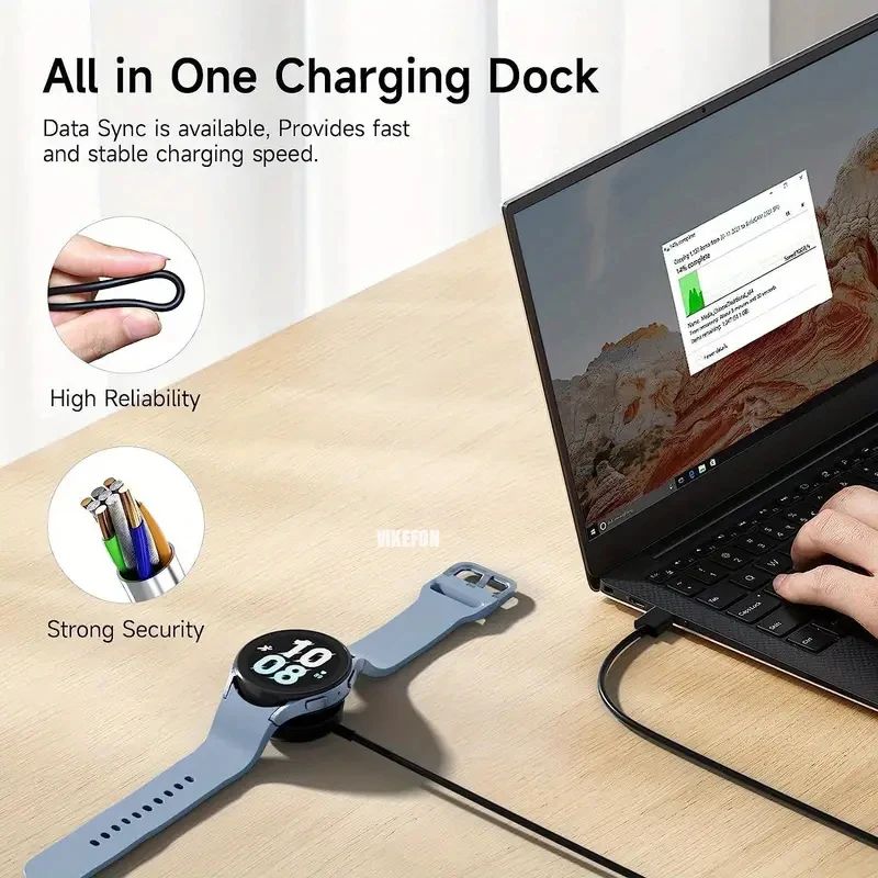 Magnetic Watch Wireless Charger Universal For Samsung Galaxy Watch8 7 6 ...