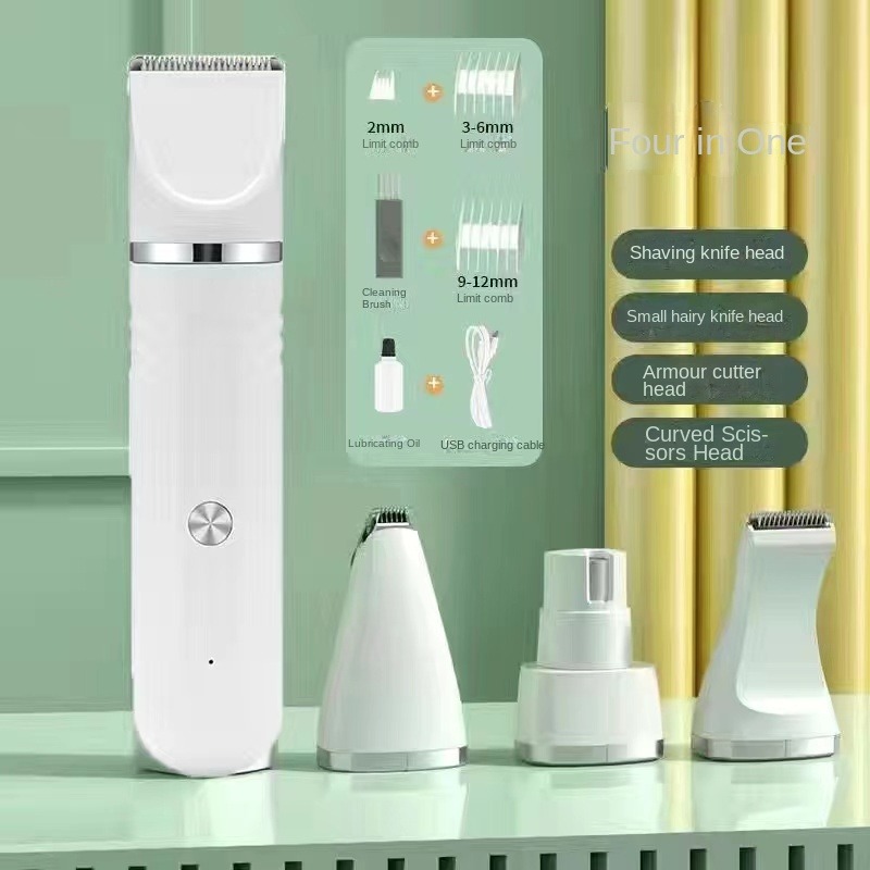 PETGO 4 in 1 Pet Electric Hair Clipper Grooming Trimmer Nail Grinder ...