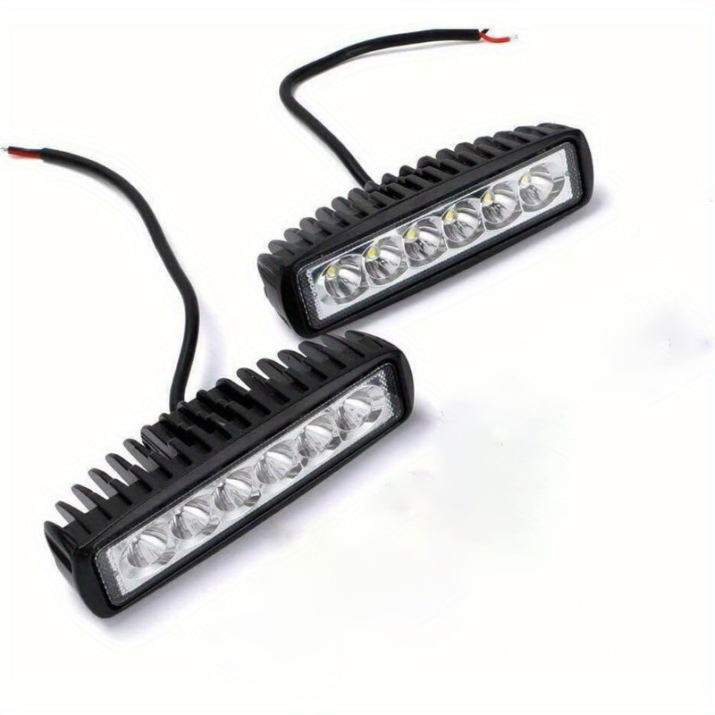 New Style 1PC 6 LED Car Work Light DRL Spotlight High Bright White ...