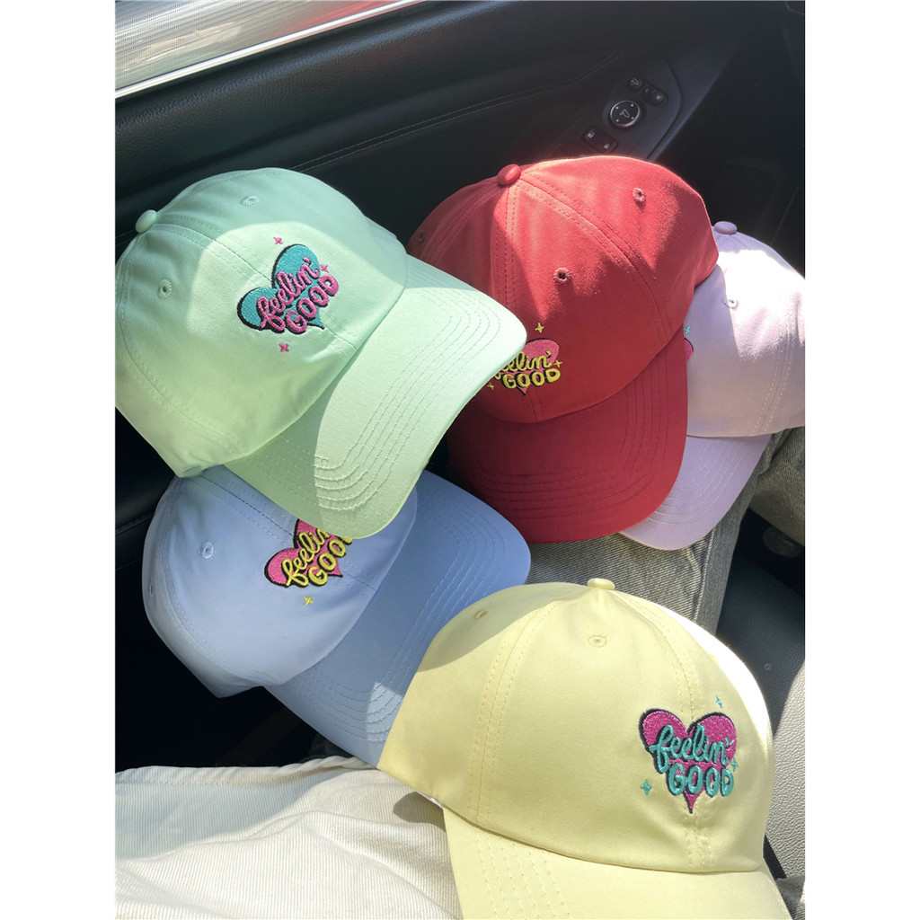 Korean Style FEELINGOOD Embroidered Versatile and Cute Baseball Cap ...