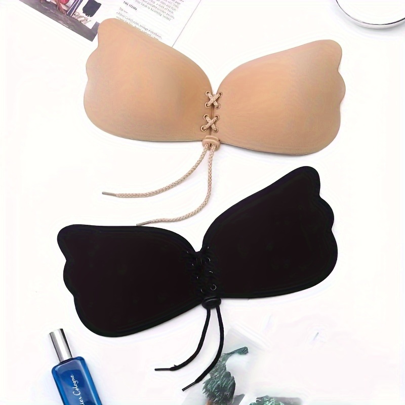 Silicon Invisible Backless Bra Self Adhesive Bra Magic Lift Butterfly Bra Strapless Bra | Shopee ...