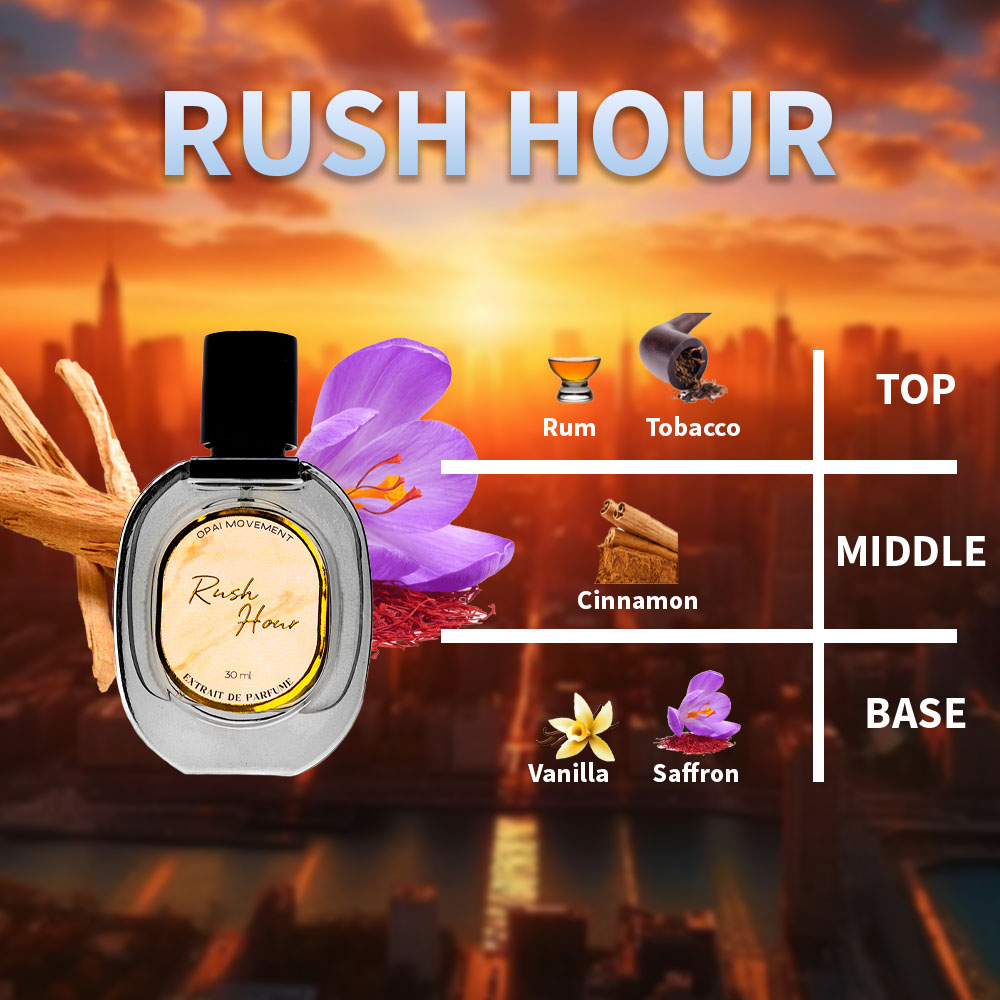 [Opai Movement] Rush Hour Extrait De Parfum By OM Fragrances (30ml/50ml ...