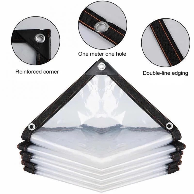 Transparent rainproof shading cloth tarpaulin Lightweight waterproof ...