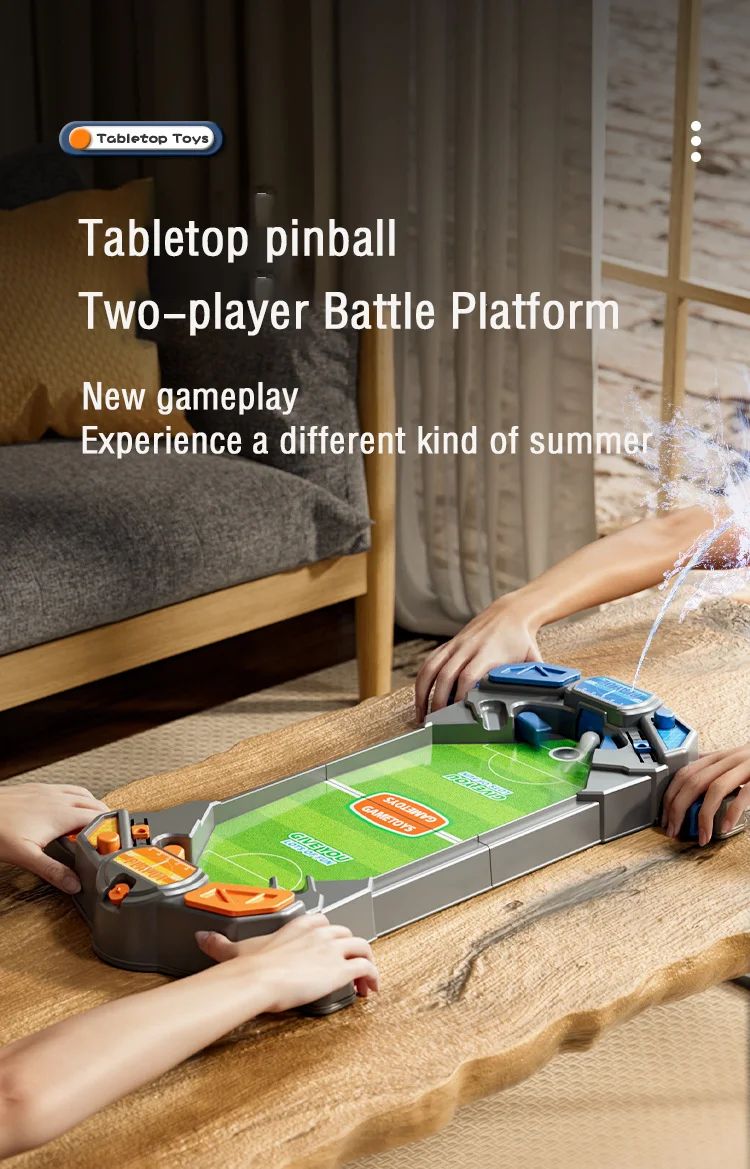 Tabletop Ejection Football Against Platform Game Automatic Punishment ...
