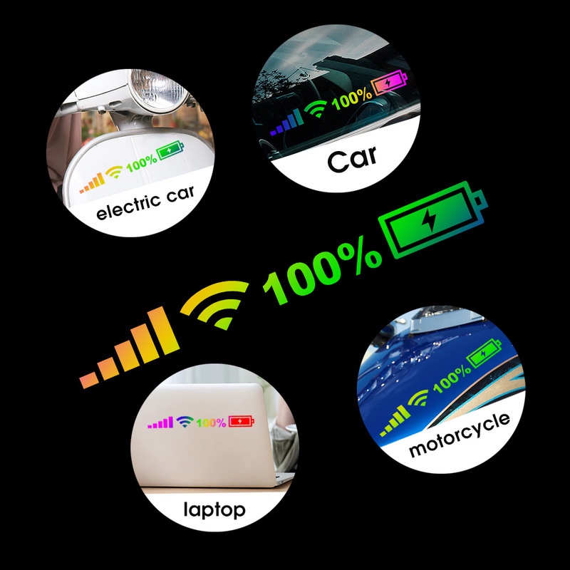 Interesting personalized WIFI charging pattern PVC color laser car ...