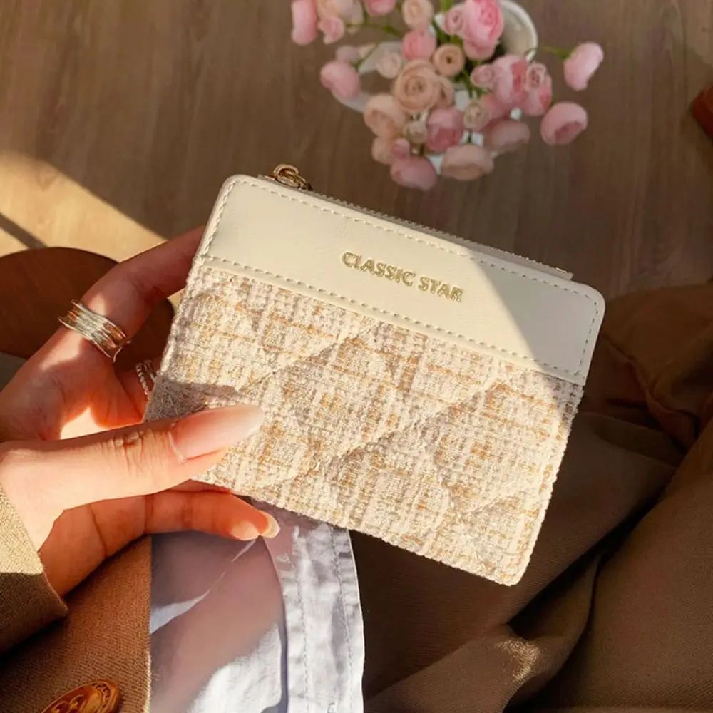 Vintage PU Mini Wallet Women Silver Coin Purse Ins Fashion Spacious ...