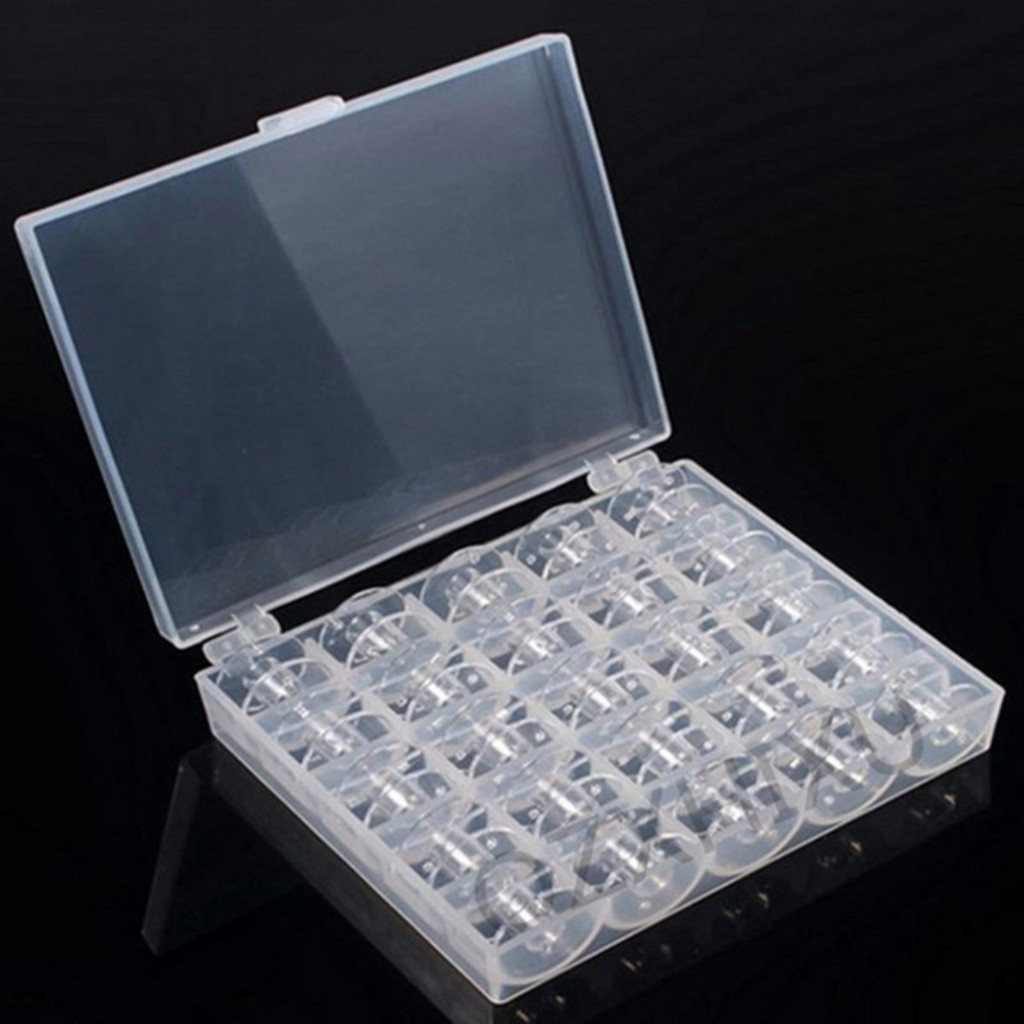1 Piece Sewing Machine Thread Shaft Box, 25 Compartment Shaft Storage ...