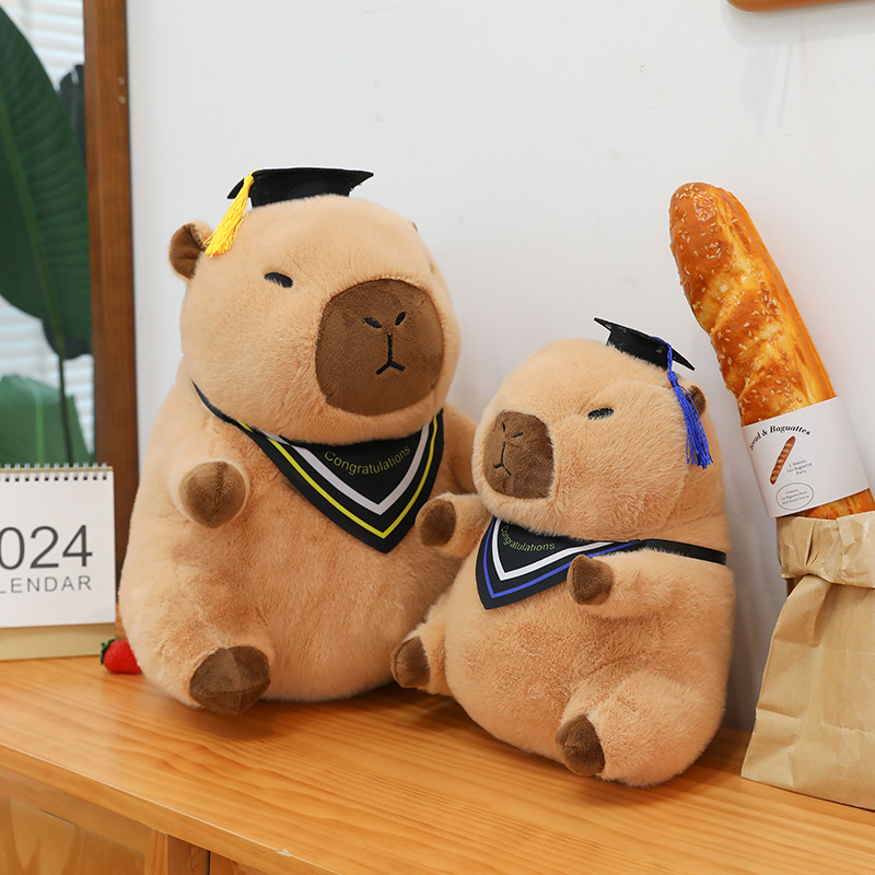 1pc Capibala Doll Pink Backpack Hamburger Capybara Bubble Doll Pull ...