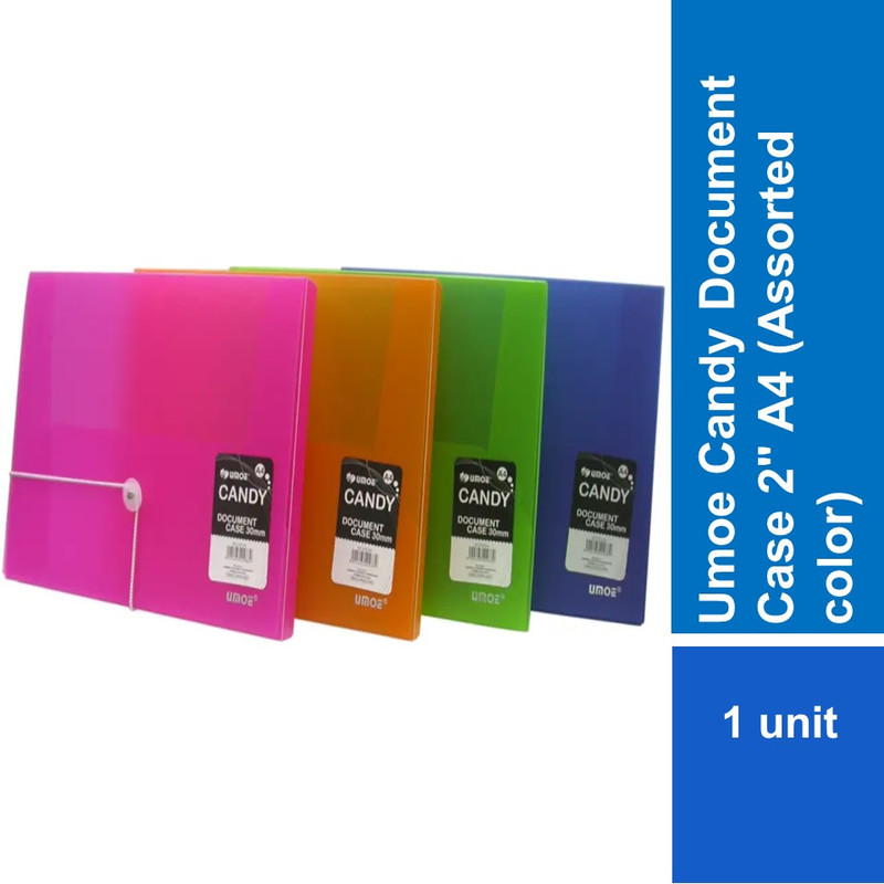 Umoe Candy Document Case 2 A4 (Assorted color) | Shopee Malaysia