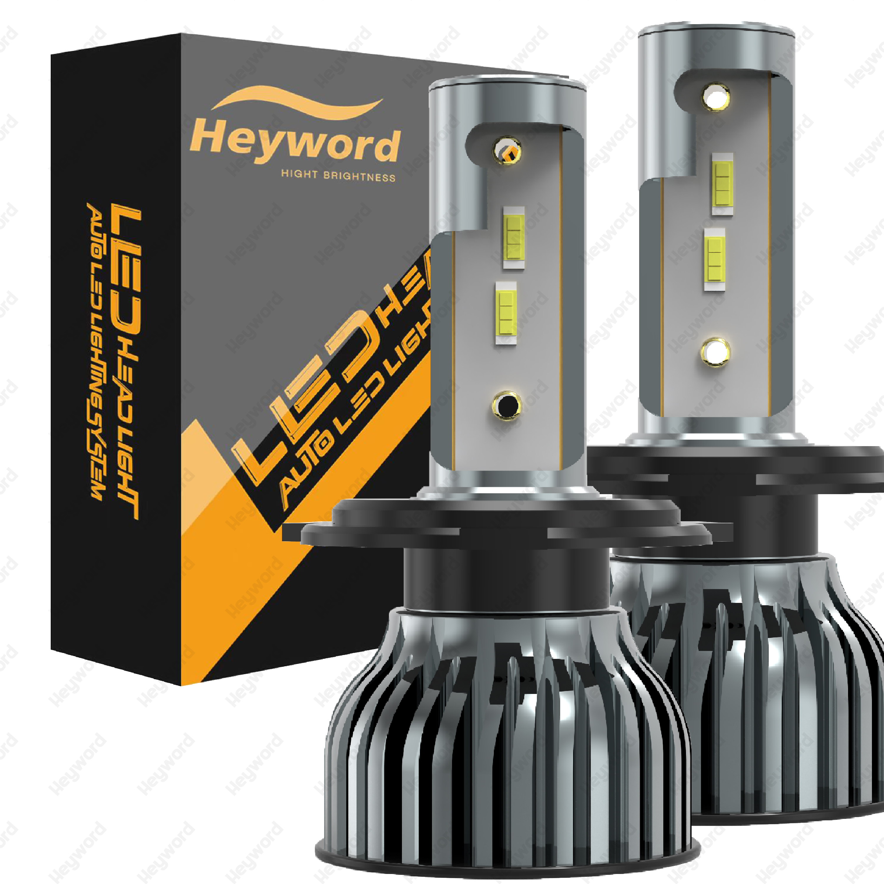Car LED Headlight H7 H1 H3 H4 H11 9005 9012 Highlight Concentrating 3 ...