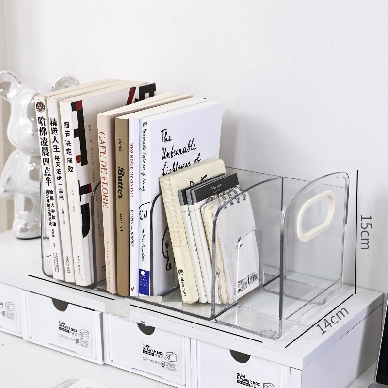 1 pc Bookstand Rack Reading Rack Bookshelf Desktop Partition Display ...