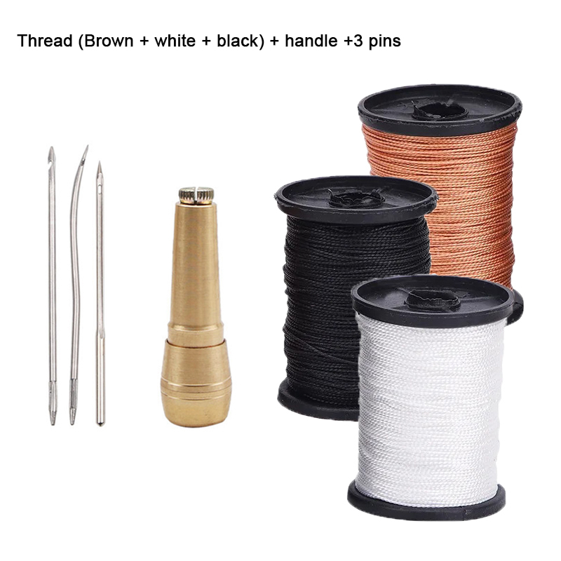 7pcs/Set leather sewing thread shoe stitching wire shoe repair bottom ...